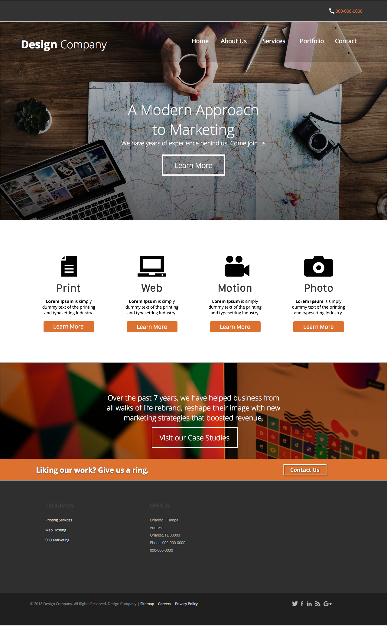 UI Project: Design Company – JLouisDesign
